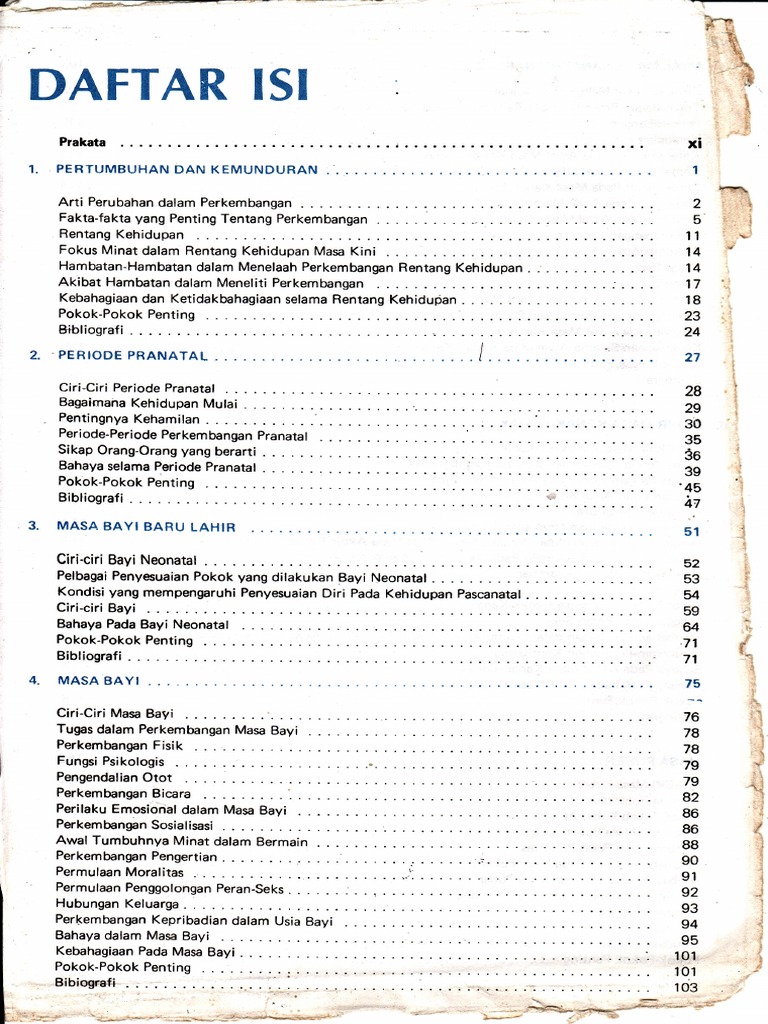 Psikologi Perkembangan - Elizabeth B Hurlock - Erlangga BAB I & Daftar ...