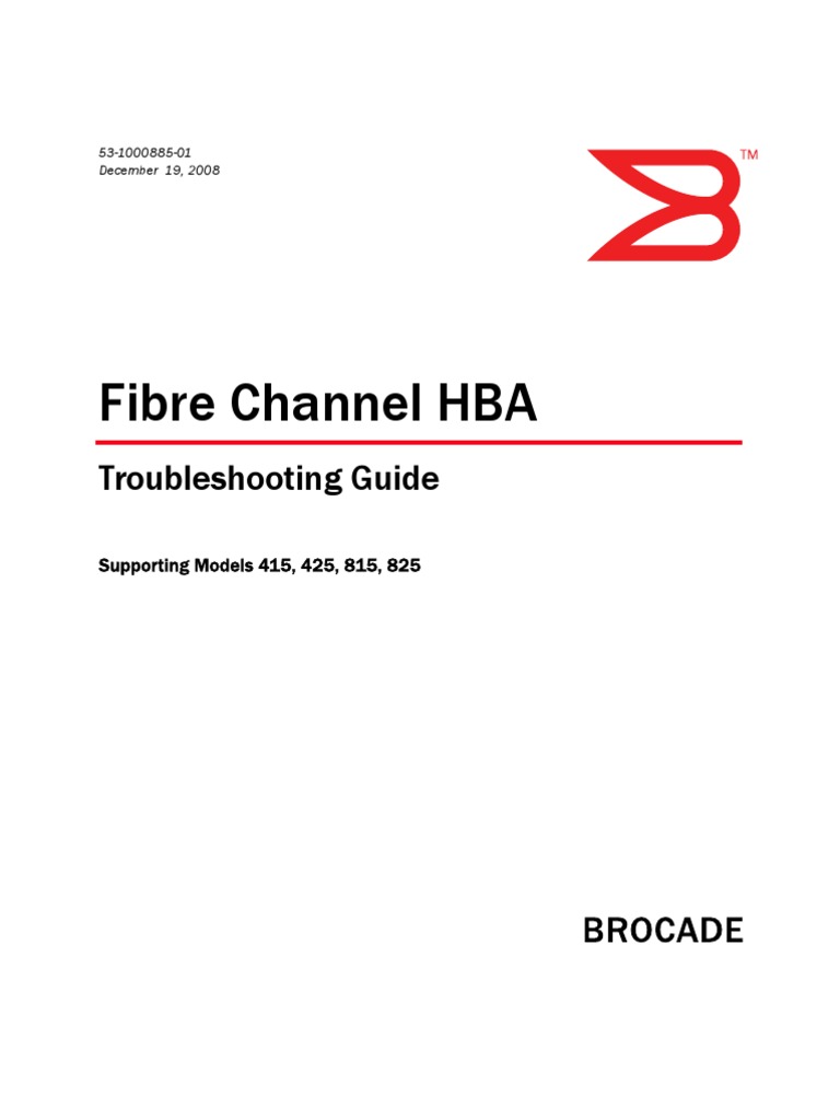HBA Troubleshooting Guide | PDF | Operating System | System Software