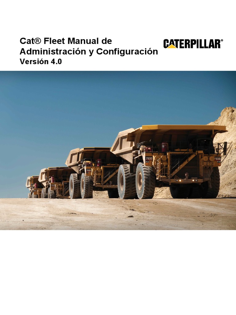 Cat Fleet Administration Manual Spanish PDF | PDF | Servidor ...