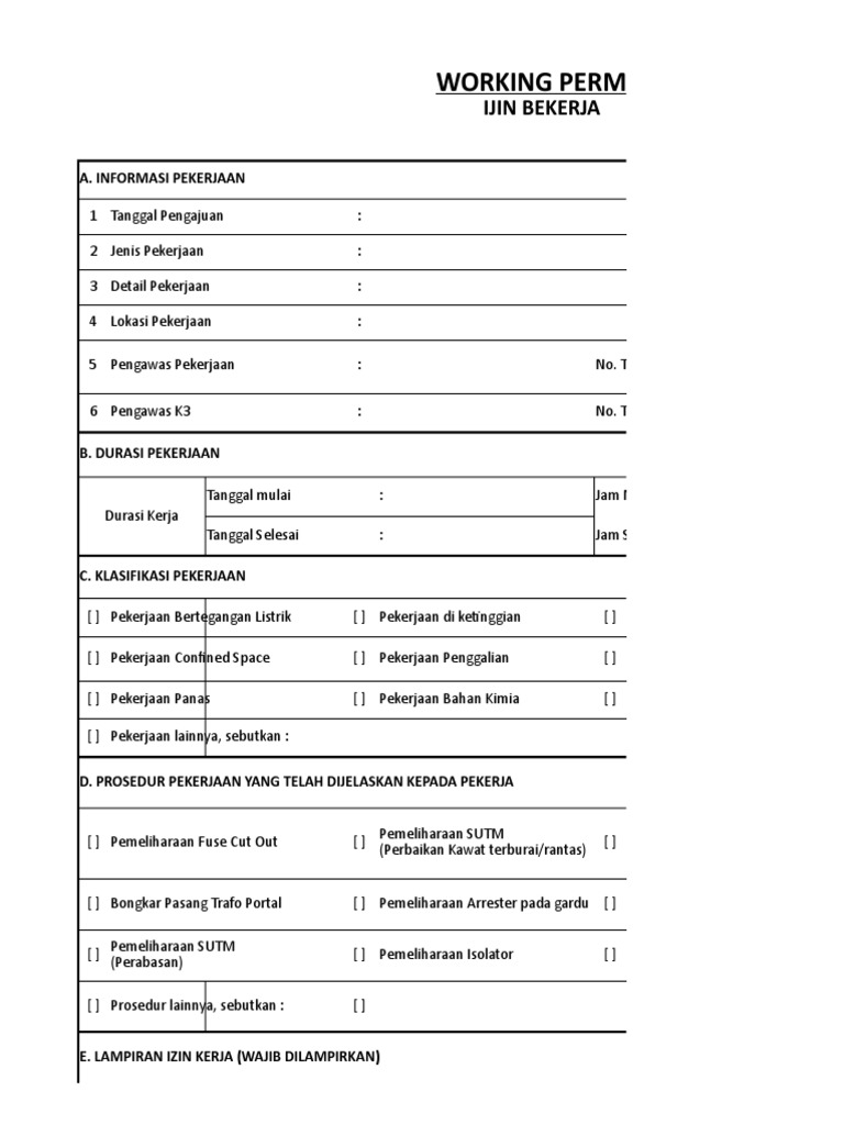 (REV) Working Permit | PDF