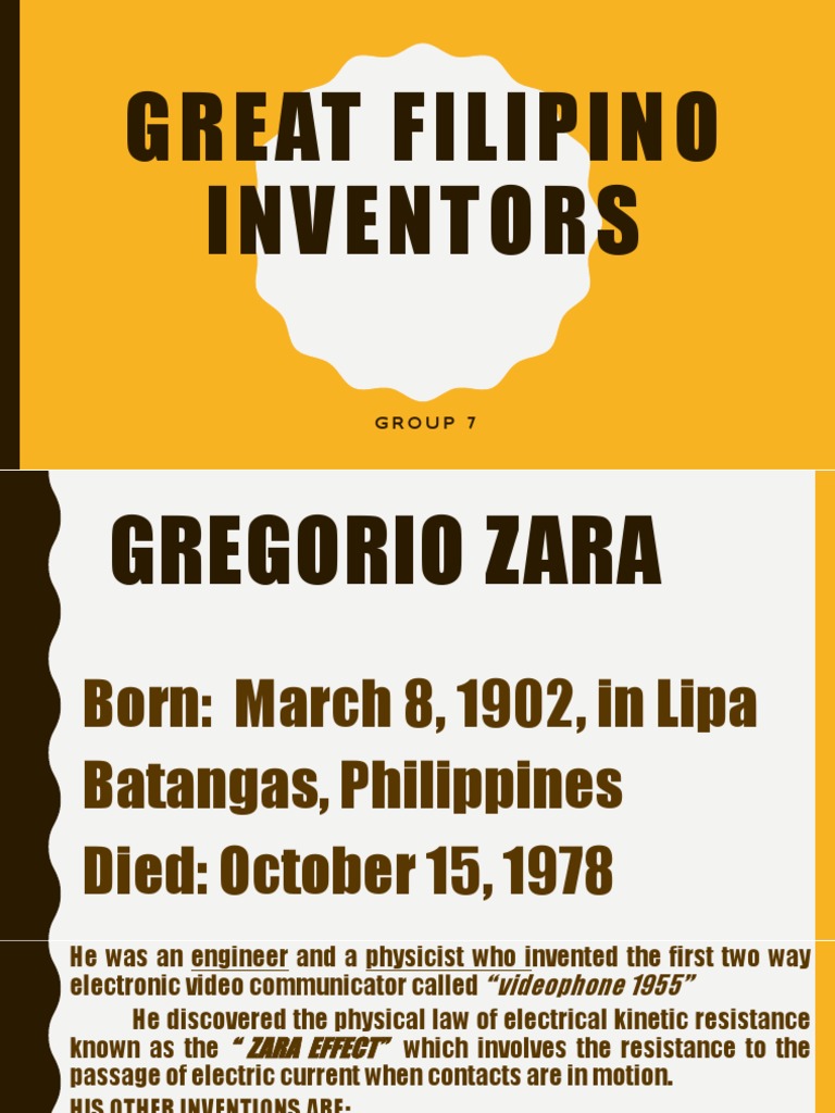 Profiles of Great Filipino Inventors and Their Groundbreaking ...