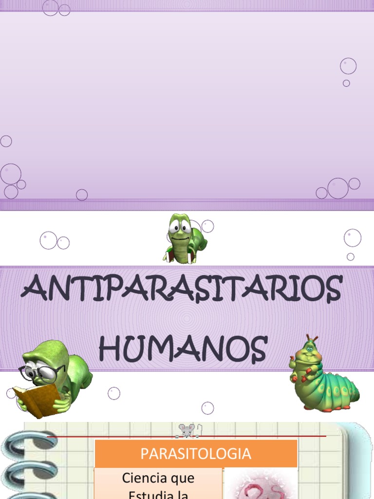 Antiparasitarios humanos | PDF | Parasitismo | Sistema inmune