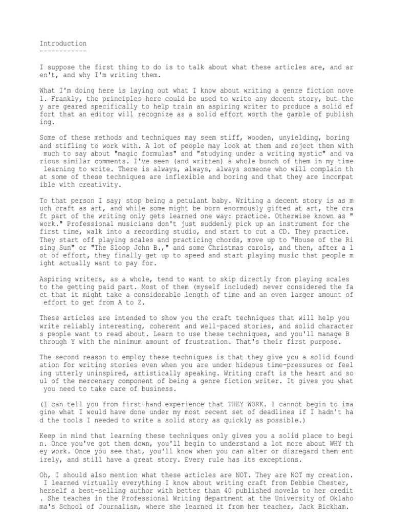 Jim Butcher On Writing | PDF | Narration