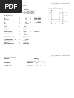 RCC Drain Design and Calculations | PDF | Strength Of Materials | Concrete