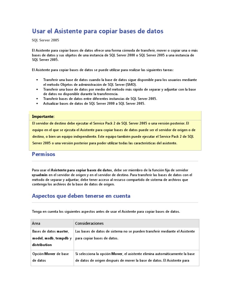 Guía paso a paso para copiar bases de datos entre instancias de SQL ...