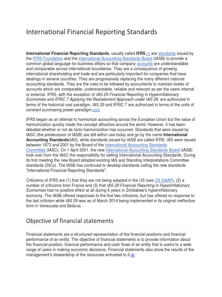 IFRS: Global Accounting Standards Guide | PDF | Fixed Asset ...