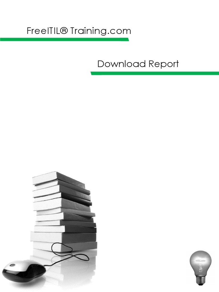 ITIL4 Lite Download Report PDF | PDF | Itil | It Service Management