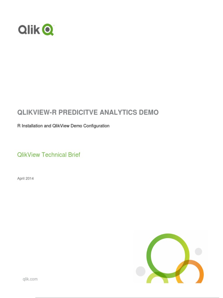 Qlikview R Integration Demo PDF | PDF | R (Programming Language ...