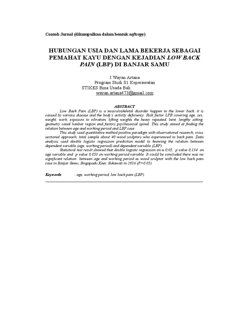 Contoh Jurnal | PDF