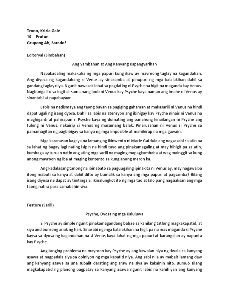 Pangkat Ah Sarado Mga Artikulo | PDF