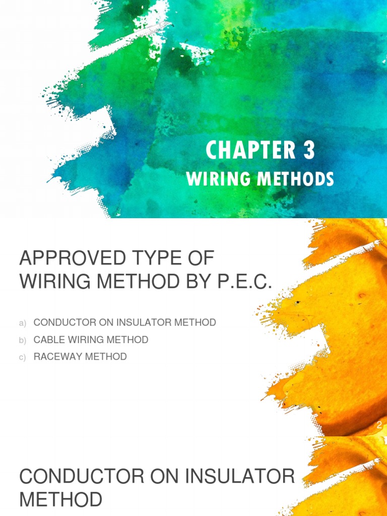 CHP 3 | PDF | Electrical Wiring | Economic Sectors