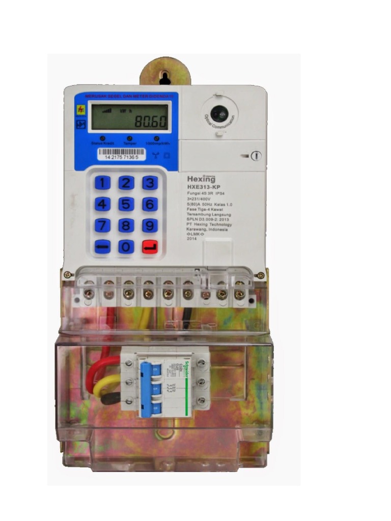 Spesifikasi KWH Meter KWH METER HEXING HXE313 | PDF