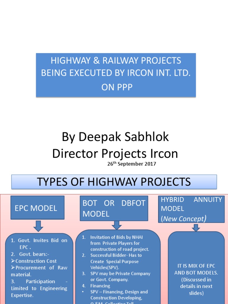 Overview of Hybrid Annuity Model in PPP | PDF | Toll Road | Rail Transport