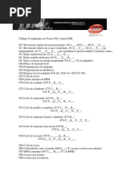 Codigos M | PDF | Corte | Control numerico