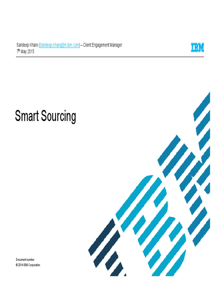 Smart Sourcing | PDF | Program Optimization | Procurement