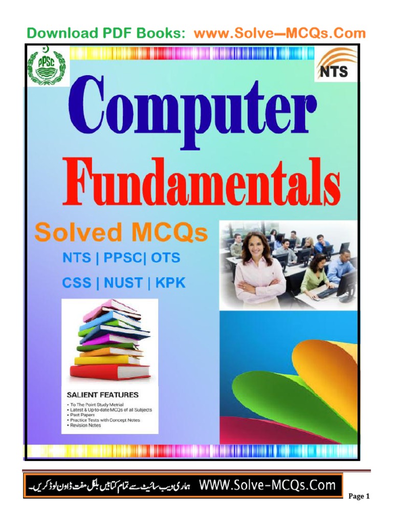 Computer Fundamentals MCQs PDF Guide Book PDF | PDF | Random Access ...