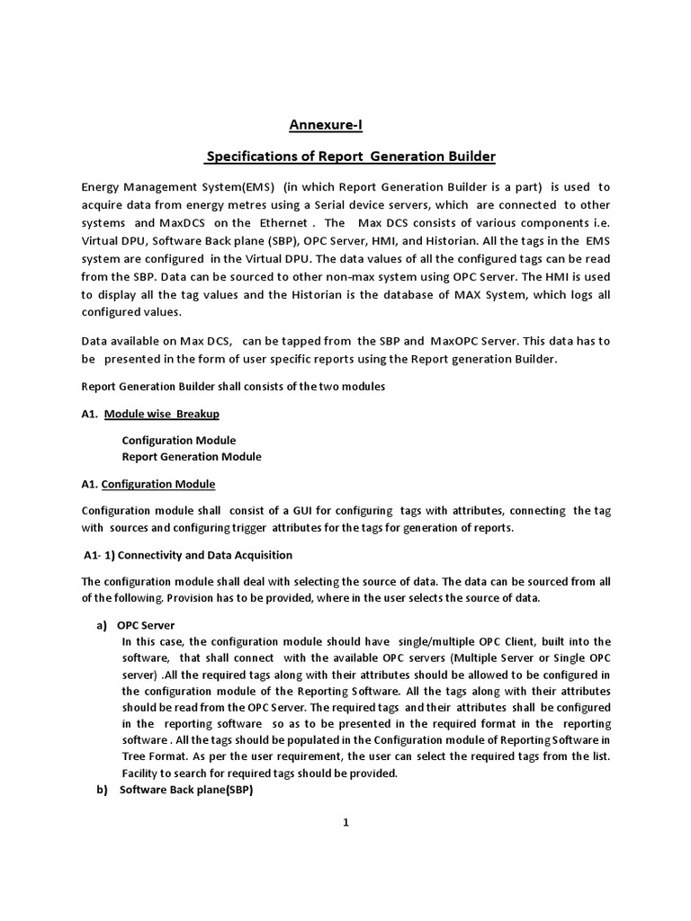 Report Generation Builder | PDF | Backup | Databases