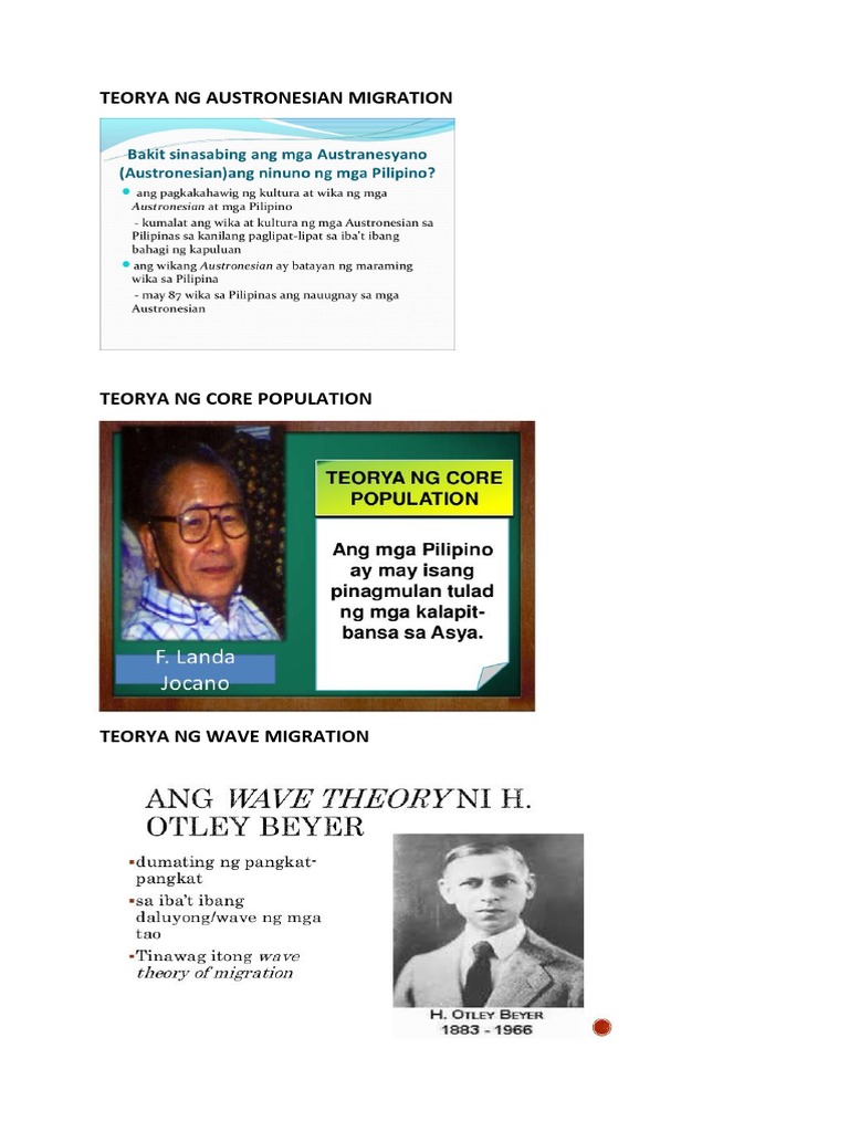 Teorya NG Austronesian Migration | PDF