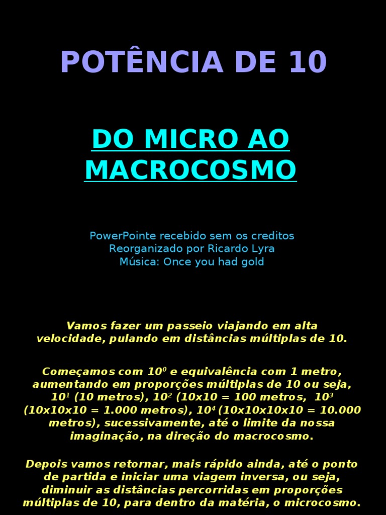 Viagem pelo Macro e Microcosmo | PDF | Juvenil | Ciências e Matemática