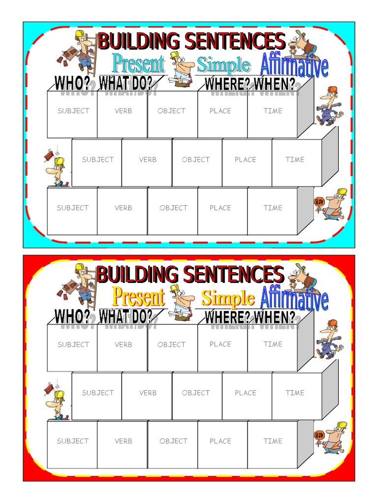 Subject Verb Object Place Time | PDF