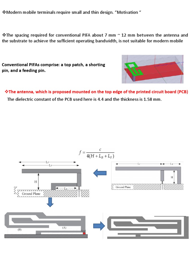 Conventional Pifas Comprise: A Top Patch, A Shorting Pin, and A Feeding ...