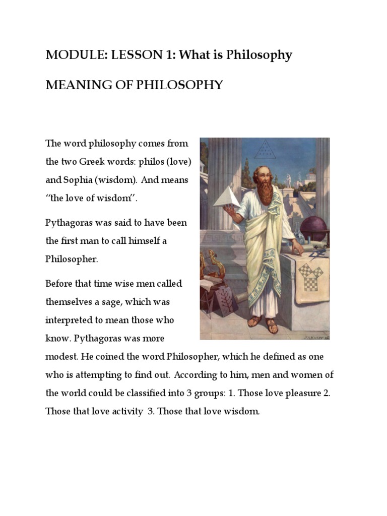 Module in Philosophy Lesson 1 3 | PDF | Truth | Epistemology