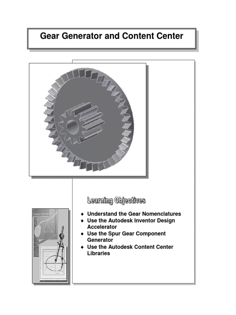 Inventor Gear Fastener Tutorial | PDF | Gear | Machines