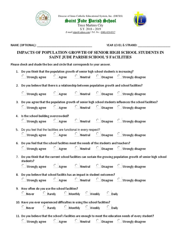 Questionnaires Sa Researcsh | PDF | Behavior Modification | Cognition
