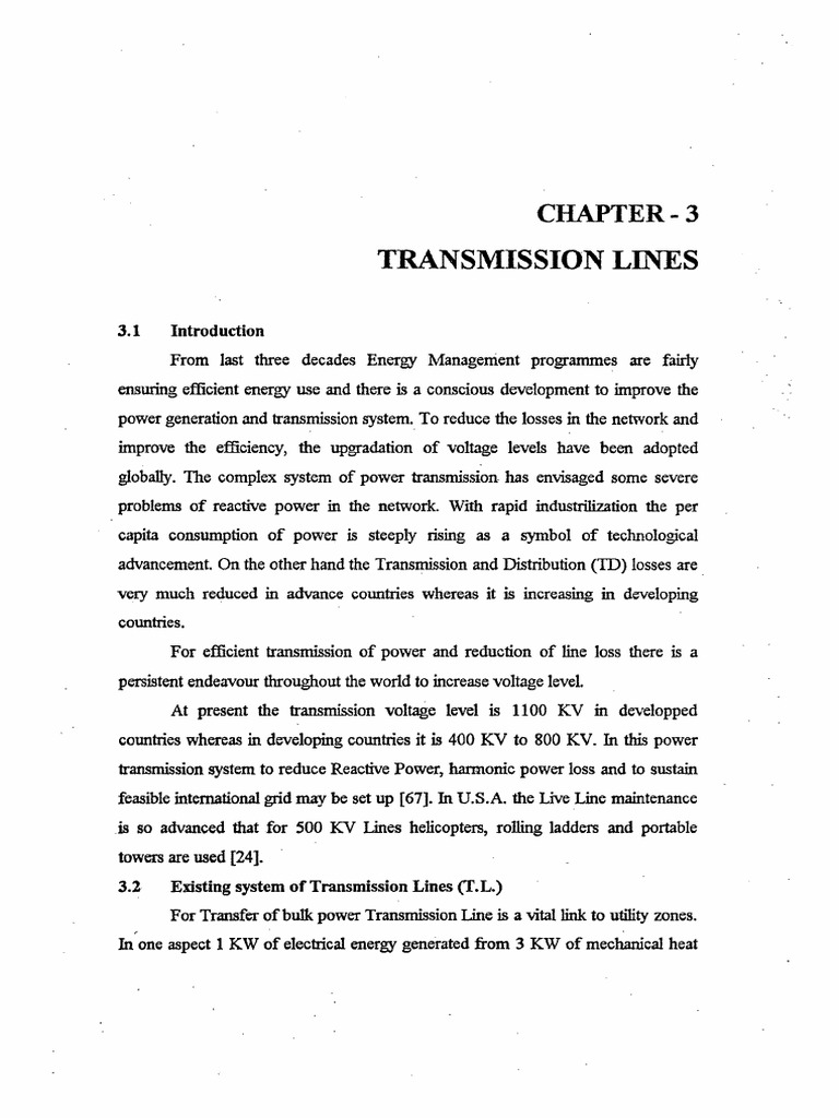 Chapter - 3 Transmission Lines | PDF | Electric Power Transmission ...