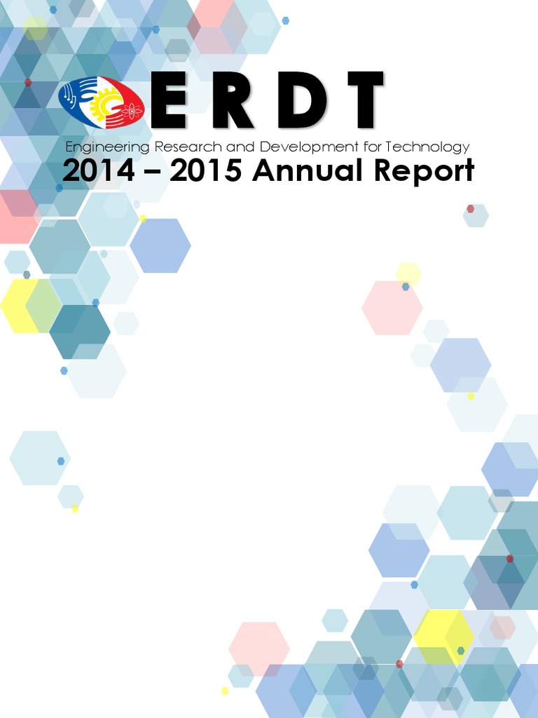 ERDT 2014-2015 Annual Report - 16 December 2016 PDF | PDF | Doctor Of ...