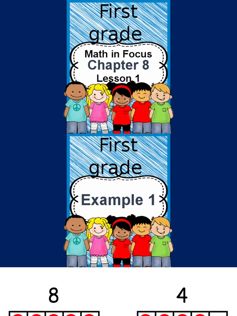 First Grade Math: Chapter 8 Examples | PDF | Teaching Methods ...