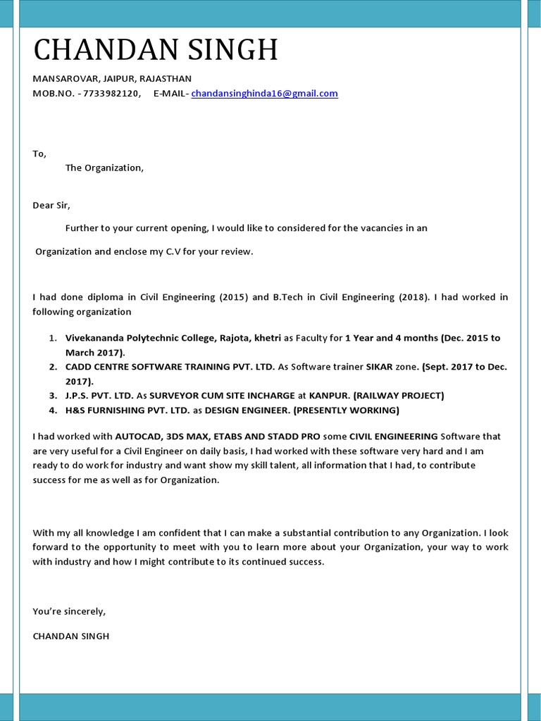 Chandan Singh Resume | PDF | Engineering | Learning
