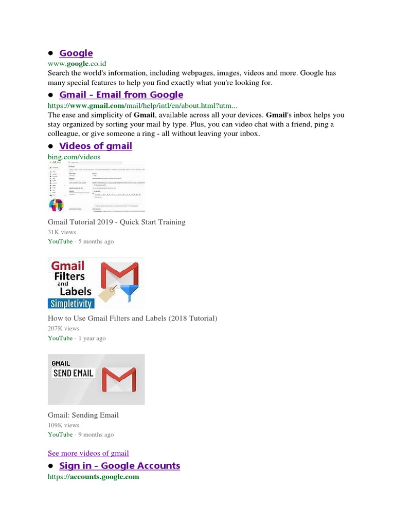 Google: WWW - Google.co - Id | PDF