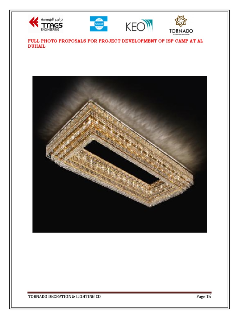 Full Photo Proposals For Project Development of Isf Camp at Al Duhail | PDF