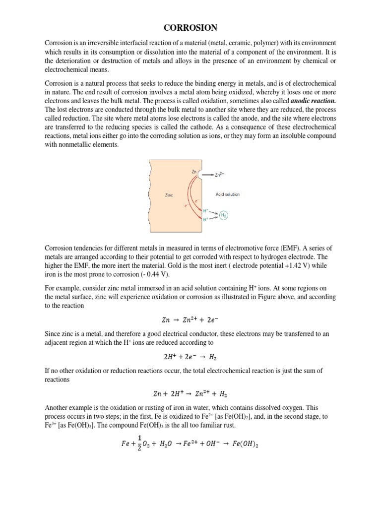 Understanding Corrosion Types and Mechanisms | PDF | Corrosion | Anode