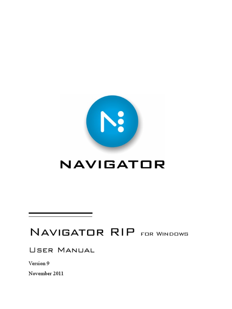 Navigator 9 User Manual PDF | PDF | Microsoft Windows | Windows 7