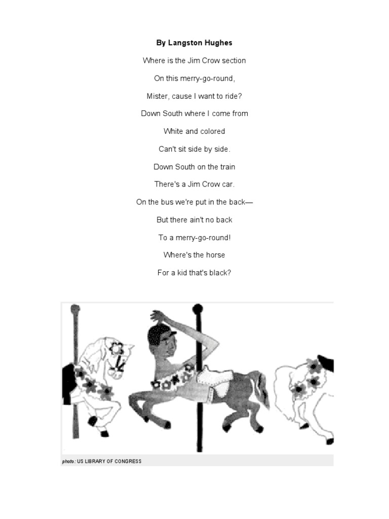 Merry-Go-round Poem and Picture | PDF