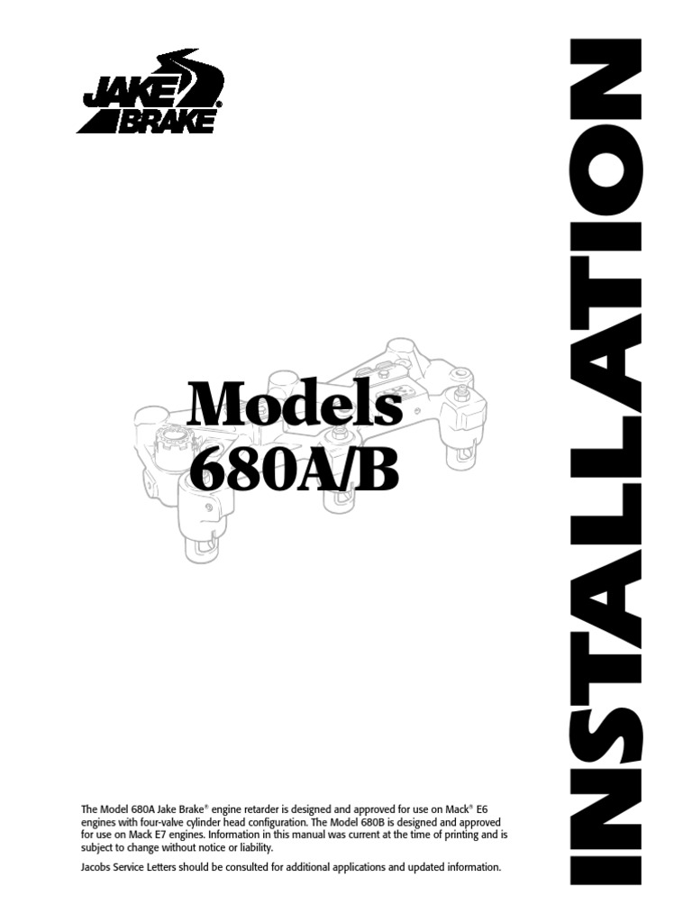 Modelo 680A & B | PDF | Switch | Throttle
