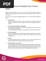 Internshala Resume Guide PDF | PDF