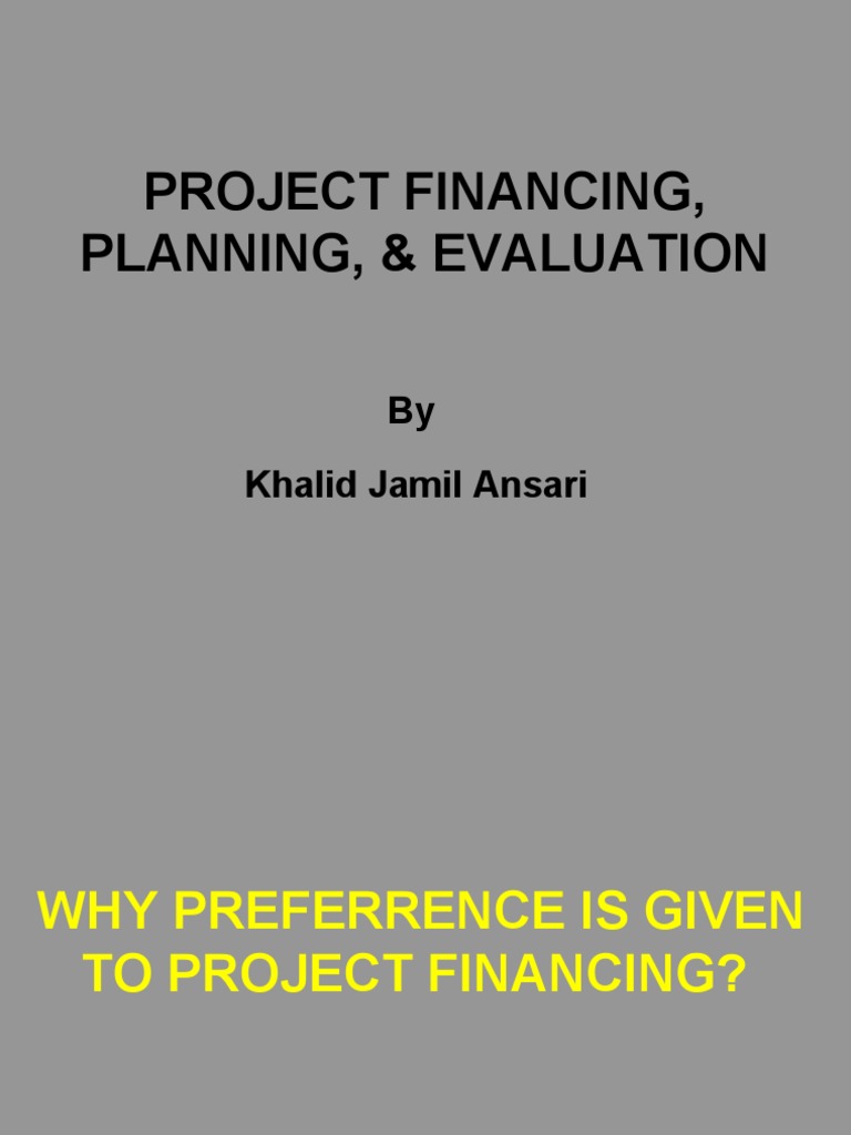 Modes of Project Financing | PDF | Net Present Value | Internal Rate Of ...