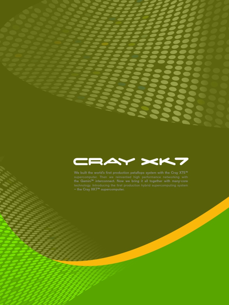 Cray xt5 | PDF | Supercomputer | Computer Cluster