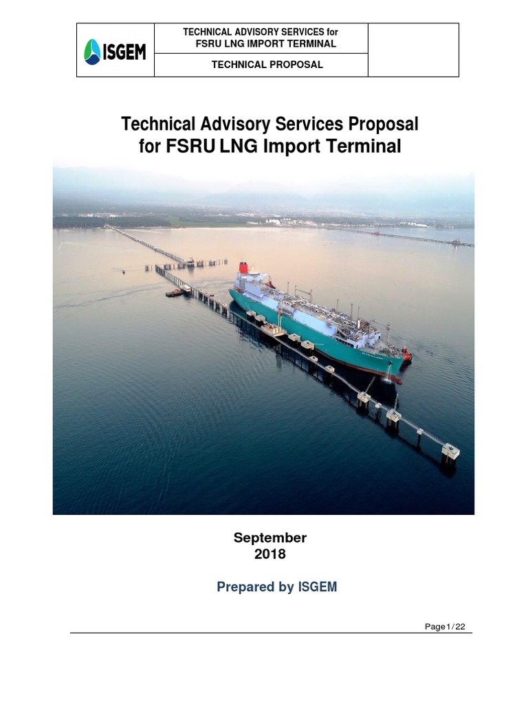 Technical Advisory Services For LNG FSRU TERMINAL 1 PDF | PDF ...