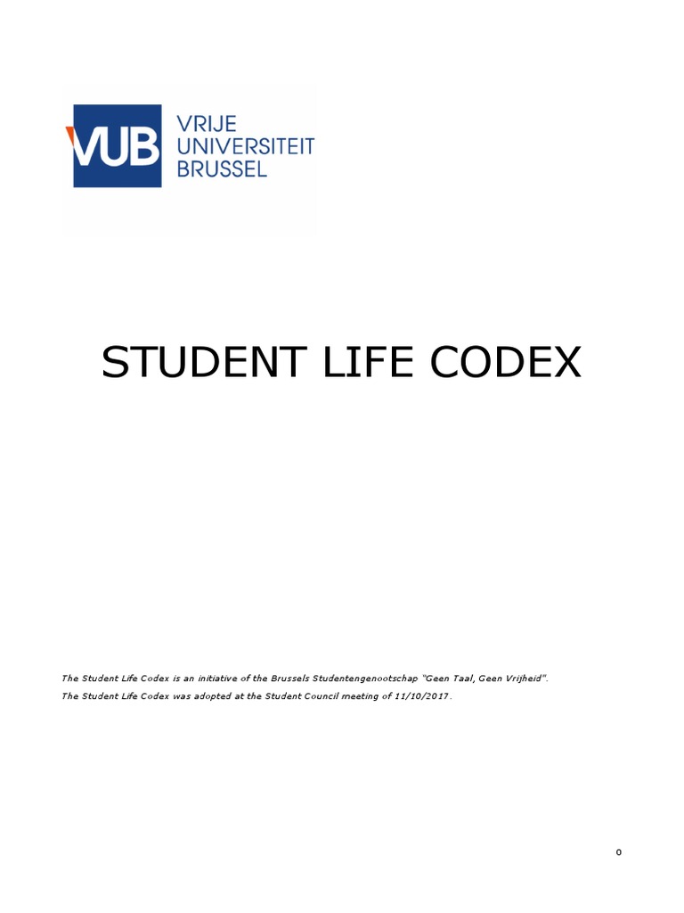 Student Life Codex: Guidelines & Grants | PDF | Chairman | Board Of ...