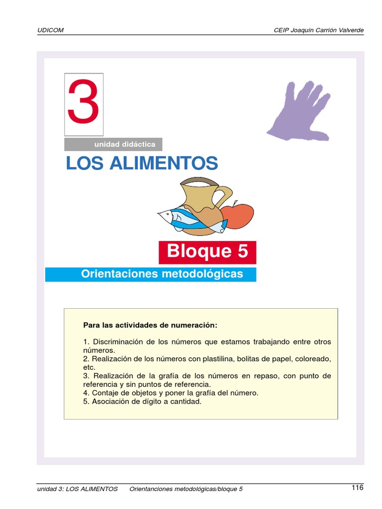Actividades de Numeración y Alimentos | PDF