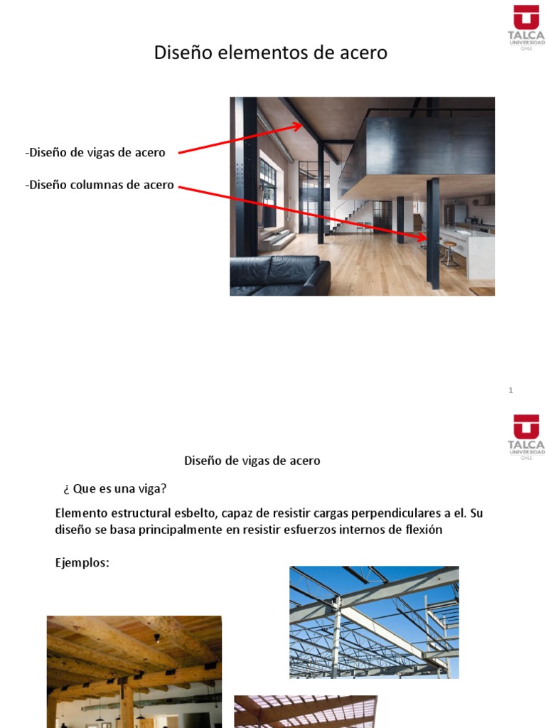 Clase 4 Dise o de Vigas y Columnas de Acero | PDF | Resistencia de materiales | Análisis estructural