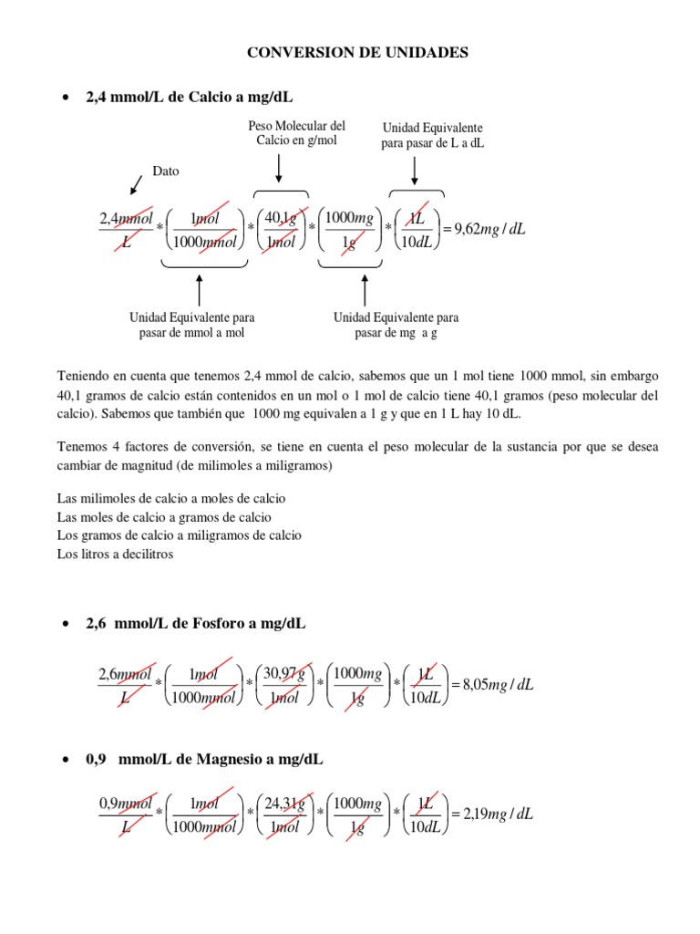CONVERSION DE UNIDADES - Mara PDF | PDF