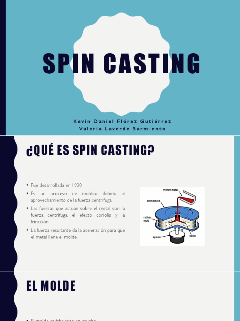 Spin Casting: Proceso y Aplicaciones | PDF | Estaño | Fundición ...