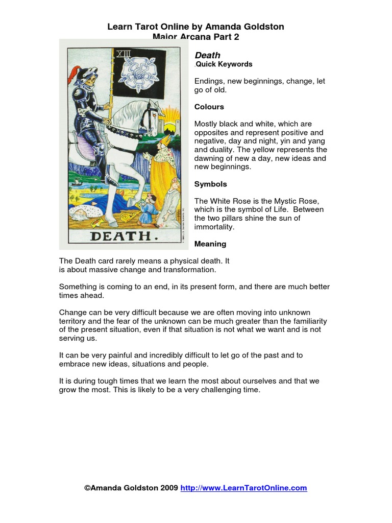 Tarot Course Major Arcana 2 | PDF | Major Arcana | Contentment