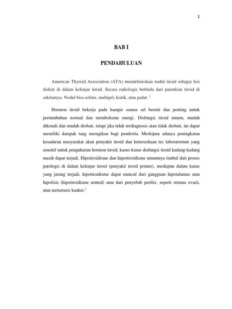 Nodul Tiroid | PDF