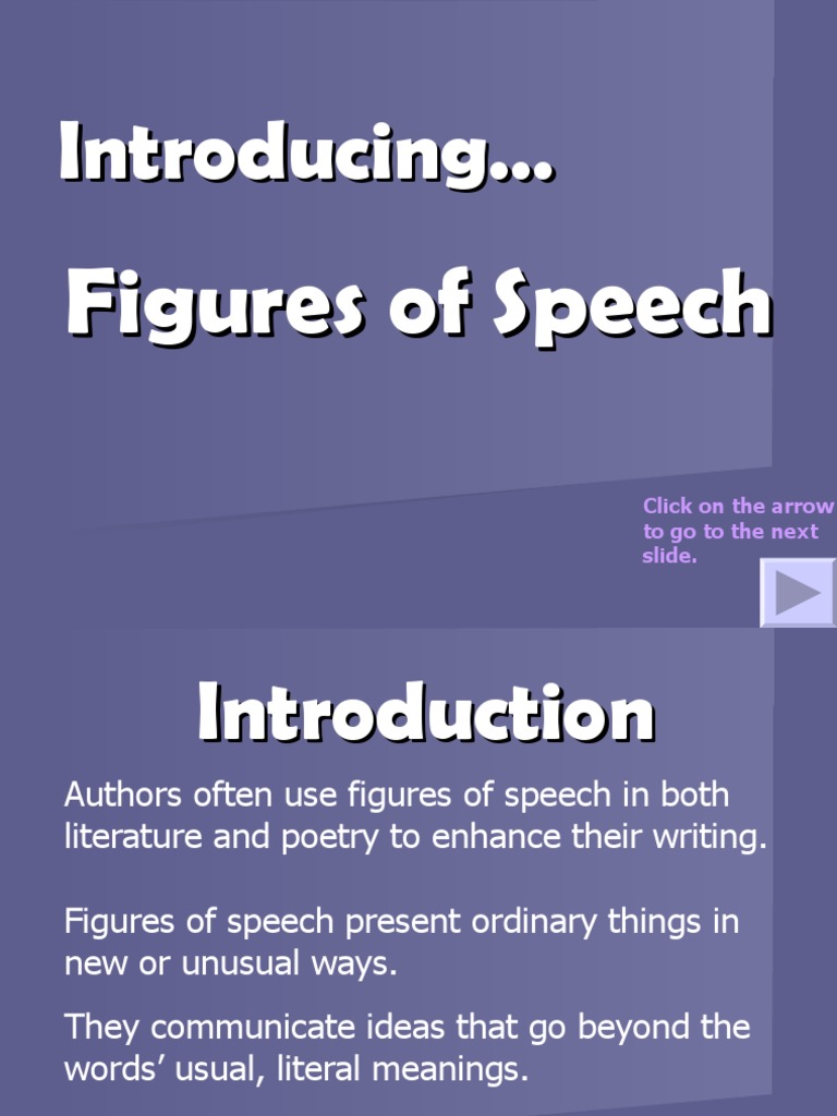 Understanding Figures of Speech | PDF | Metaphor | Anthropomorphism